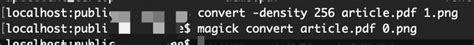 急php 试用imagick 报错 Ailedtoexecutecommand `gs 但在命令行中使用imagick Pdf