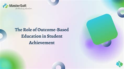 The Role Of Outcome Based Education In Student Achievement The Role Of Outcome Based Education In Student Achievement
