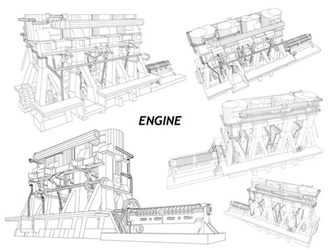 Diesel Engine Prototype Over 10 Royalty Free Licensable Stock Vectors And Vector Art Shutterstock