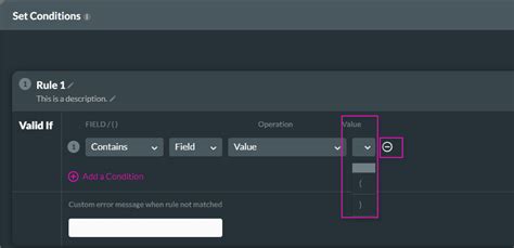 set value rules support titan