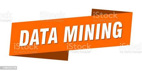 데이터 마이닝 배너 템플릿입니다 데이터 마이닝 리본 라벨 기호 0명에 대한 스톡 벡터 아트 및 기타 이미지 0명 3차원 형태 가격표 Istock