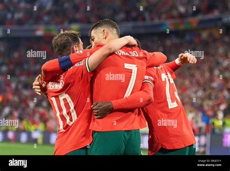 Cristiano Ronaldo Por 7 Celebrate And Scores Shoots Goal Tor