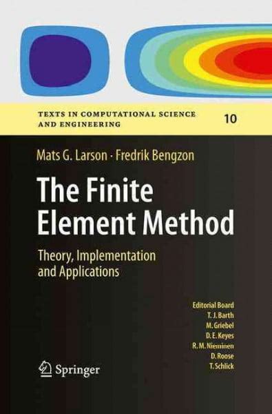 Pre Owned Texts In Computational Science And Engineering The Finite Element Method Theory