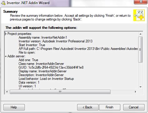 Generate VB Express Addin Project For Inventor Using Inventor NET Addin Wizard