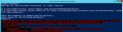 Install PnP PowerShell For SharePoint Online PnP PowerShell Connect To SharePoint Online