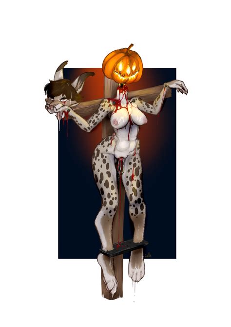 Rule Toes Absurd Res Ankle Cuffs Anthro Blood Bodily Fluids Crucifixion Cuff Restraint