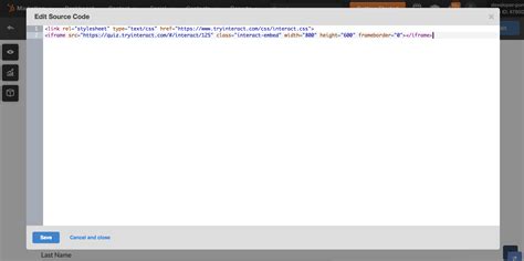 how to embed quiz into hubspot interact help center