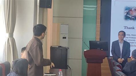 香港城市大学谢旻院士来校交流访问暨智造名家讲坛第八讲