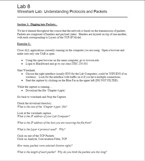 Solved Section Digging Into Packets We Have Learned Chegg