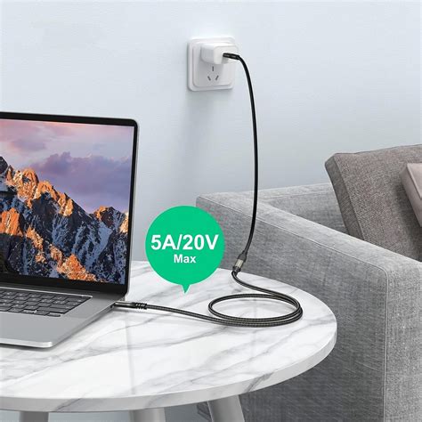 Simplecom CAU USB C Male To Female Extension Cable USB Gen PD W Gbps M