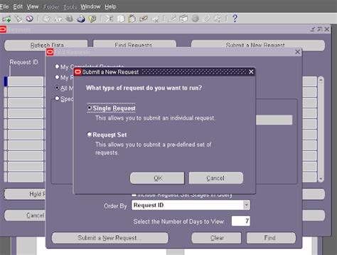 Run Oracle Concurrent Request From Back End