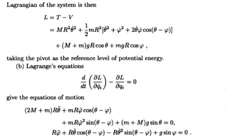 Solved Please Help Me To Differentiate This Lagrangian