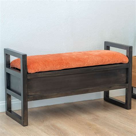 How To Build A DIY Upholstered Storage Bench Beginner Friendly Anika S DIY Life