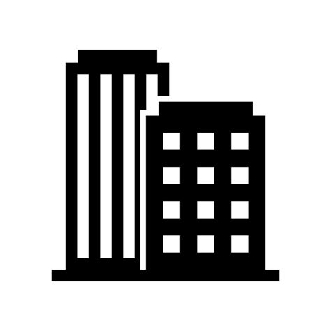 Building Icon Isolated On White Background 48393737 Vector Art At Vecteezy