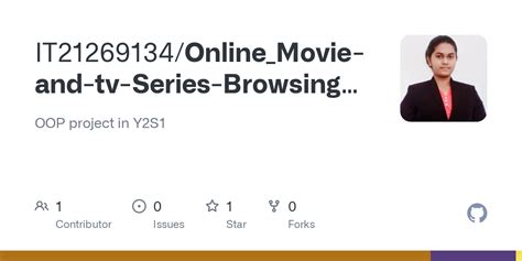 Github It21269134onlinemovie And Tv Series Browsing System Oop