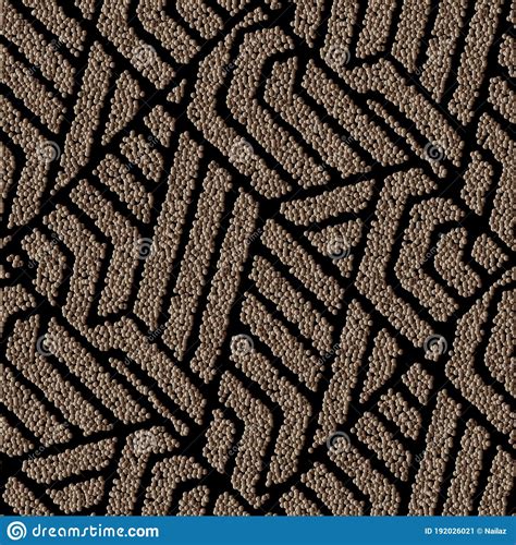Structured Grunge 3d Seamless Pattern Vector Geometric Textured Background Stippled Repeat
