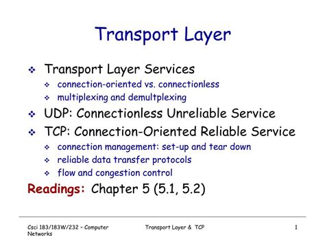 PPT Transport Layer PowerPoint Presentation Free Download ID 3034654