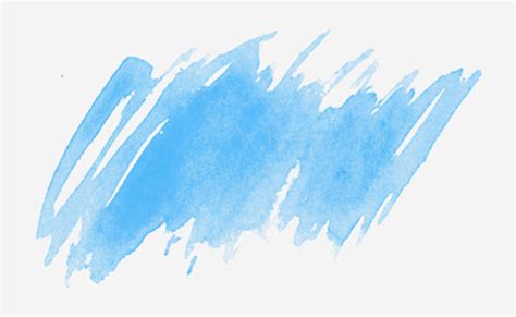 蓝色水彩喷绘涂鸦