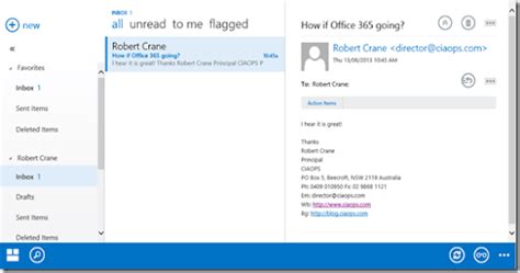 A Different Way To Look At Outlook Web Access CIAOPS