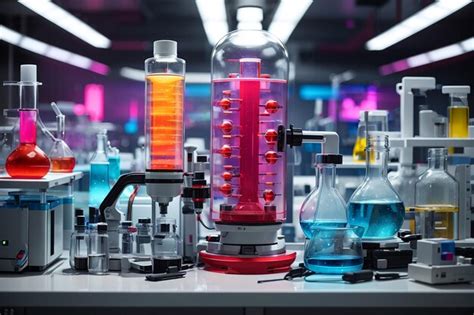 Premium Ai Image Futuristic Genetic Engineering Lab