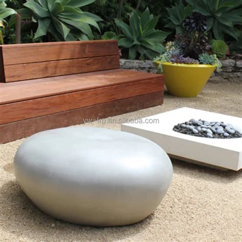Modren Pebble Garden Chairs Durable Outdoor Furniture