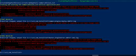 Errors While Installing Sitecore Commerce 9 Update 2 My Learning Chirayu Brahmbhatt