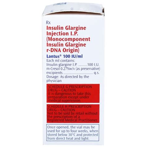 Lantus 100iu Ml Solution For Injection 10ml View Usage Side Effects Price And Subtitute Egmedi