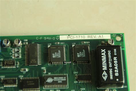 Advantech PCI REV A Data Acquisition Card Empower Laptop