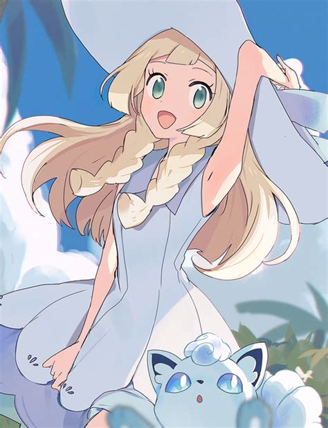 Lillie And Alolan Vulpix Pokemon And More Drawn By Mxkjxm Nhss Danbooru