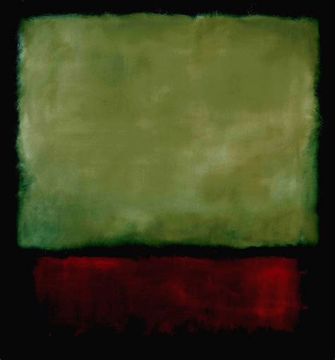 Mark Rothko Green Red On Black Mark Rothko Rothko Art Rothko