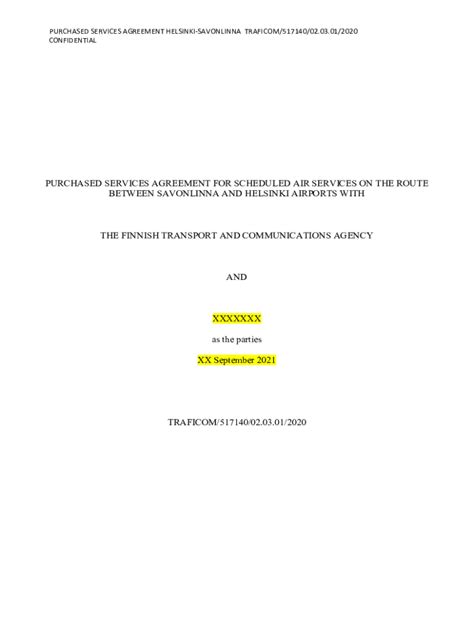 Fillable Online Appendix A Contract Templatepdf Fax Email Print