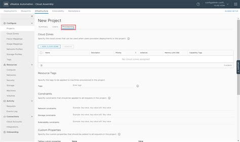 Getting Started With Vrealize Automation 8 0 Cloud Assembly