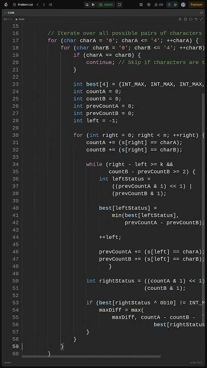 🎀leetcode 3445🎀 Maximum Difference Between Even And Odd Frequency Ii Youtube