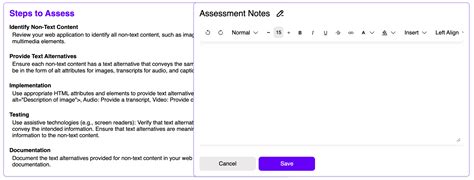 Manual Accessibility Testing Test Evolve Documentation