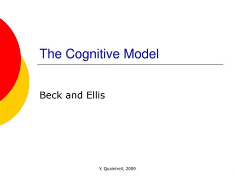Ppt The Cognitive Model Powerpoint Presentation Free Download Id
