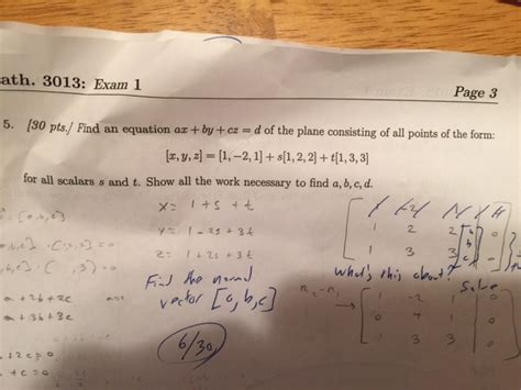 Solved Find An Equation Ax By Cz D Of The Plane Chegg