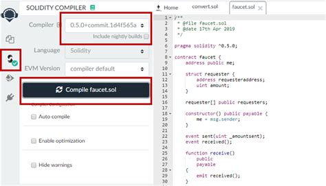 Ropsten Ethereum Faucet Smart Contract Jackson Ng