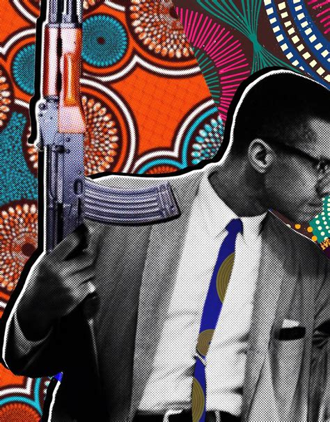 Malcolm X Art Colourful Portrait Art Afro Art Wall Art Etsy