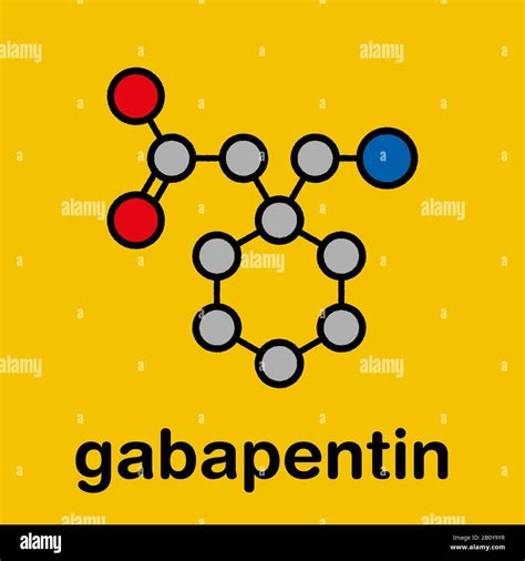 Gabapentin Drug Molecule Illustration Stock Photo Alamy