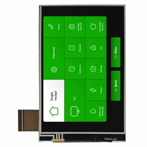 X TFT LCD Module IPS Full Viewing Angle With RGB Interface TFT LCD Display And TFT