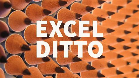 excel shortcuts ditto cell above excel tips mrexcel publishing