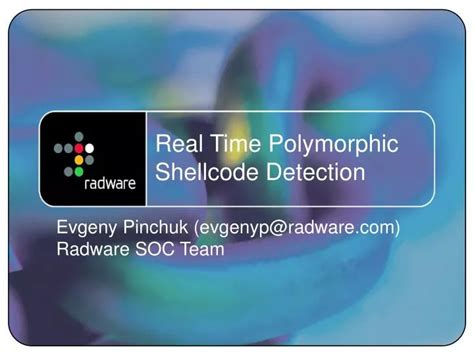 Ppt Real Time Polymorphic Shellcode Detection Powerpoint Presentation