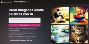 Bing Image Creator qué es y cómo crear imágenes Lowi