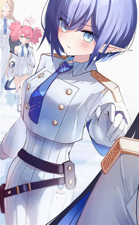 Rin Aoi Momoka And Ayumu Blue Archive Drawn By Gogogoiru Danbooru