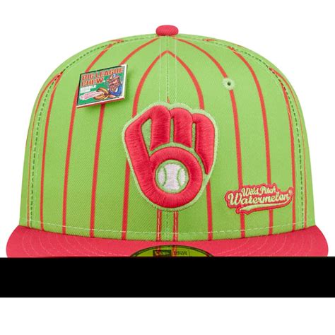 New Era Mlb X Big League Chew Milwaukee Brewers Wild Pitch Watermelon
