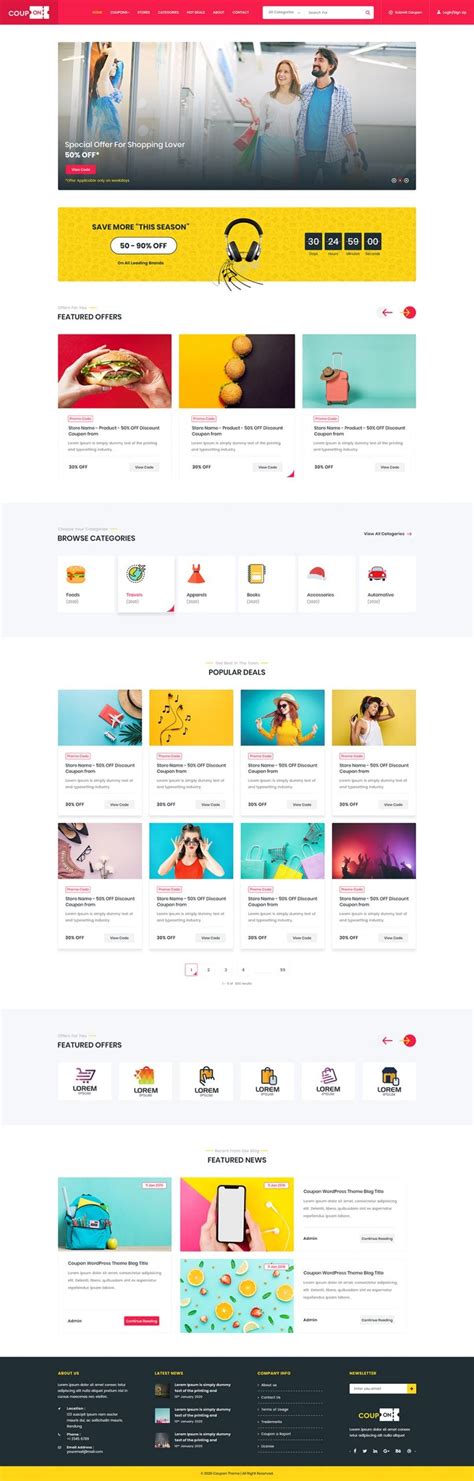 Wordpress Coupon Theme For Professional Coupon Websites