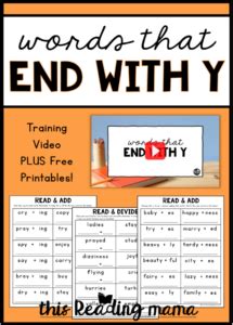 Rules For Adding Suffixes To Words This Reading Mama