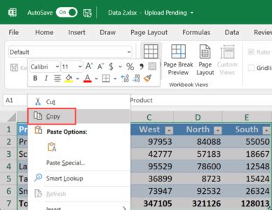 How To Copy Excel Table To MS Word Easy Ways