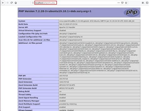 crear el archivo phpinfo php en ubuntu pc solución
