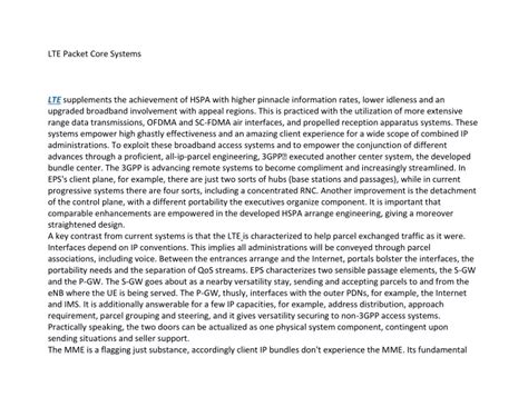 Ppt Lte Powerpoint Presentation Free Download Id 11511998